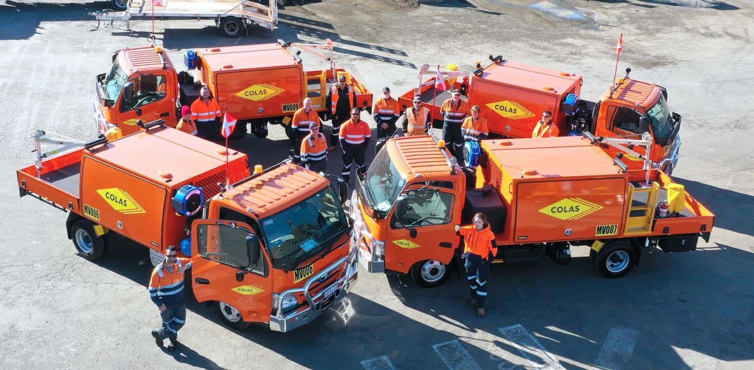 COLAS Field Maintenance Truck Fleet | Hidrive