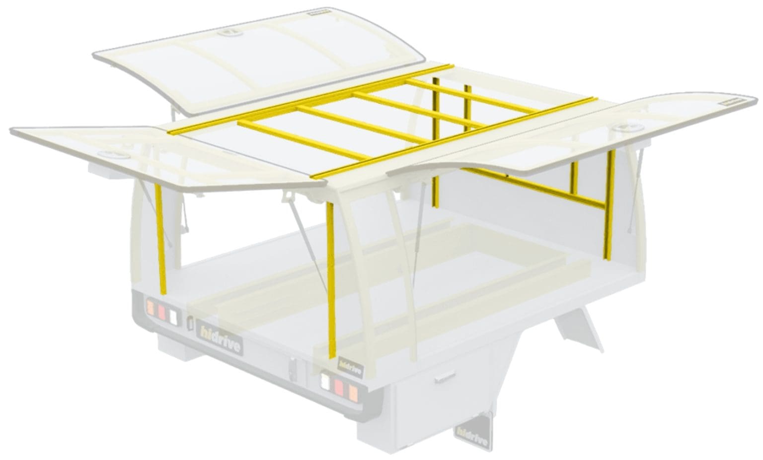 Hidrive Ute Service Body Canopy
