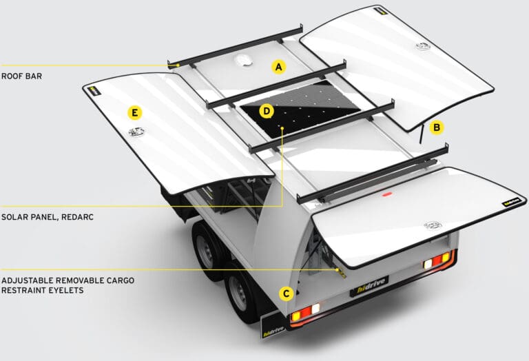 Full Canopy All Rounder Trailer | Hidrive