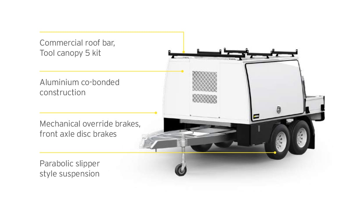 Tool Canopy All Rounder Trailer | Hidrive